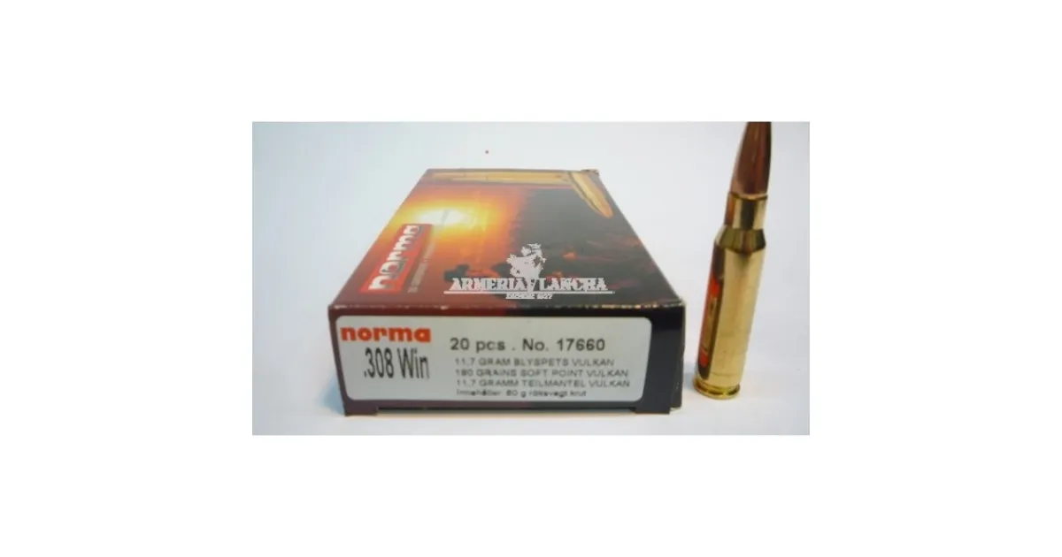 Balas Norma Vulkan 308 Win 180 grs