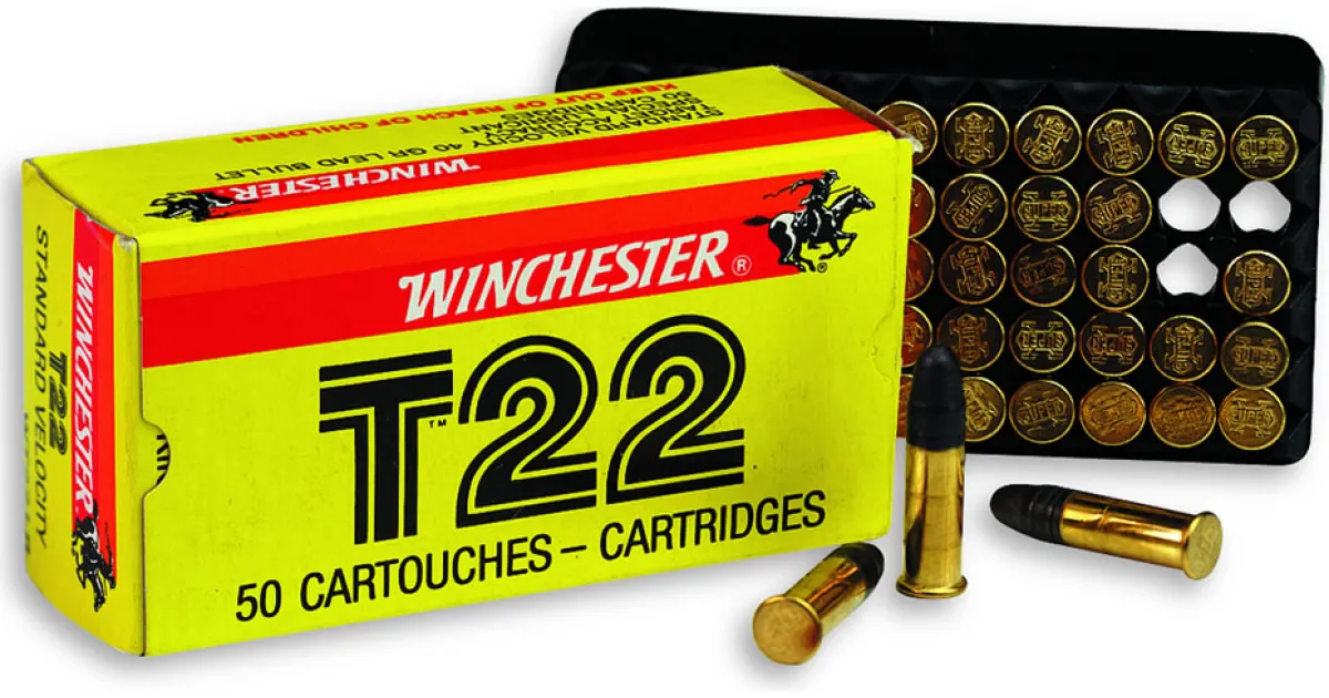 Balas Winchester T22 calibre 22 lr
