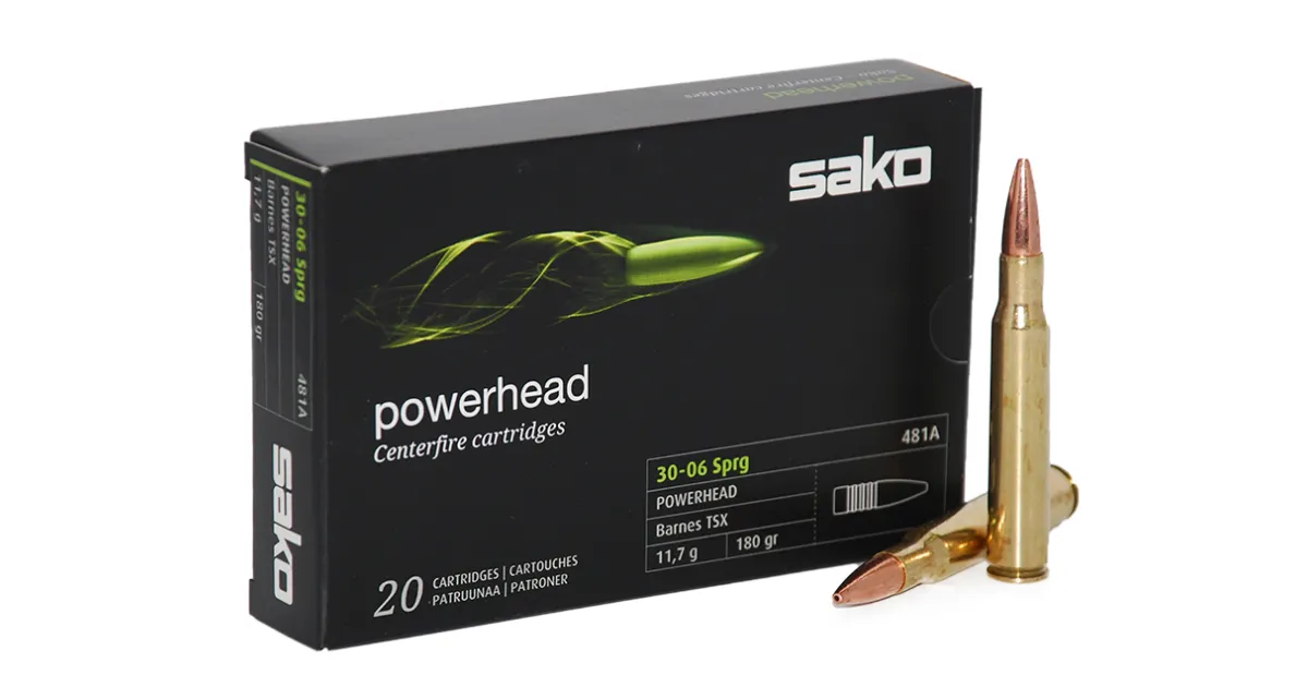 Balas Sako Powerhead Barnes 30.06 180 grs