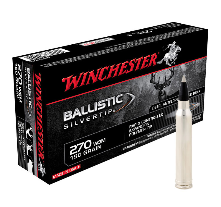 Balas Winchester Supreme Silvertip 270 WSM 130 grs