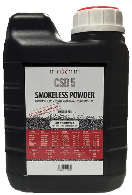 Pólvora csb 5 maxam para recarga